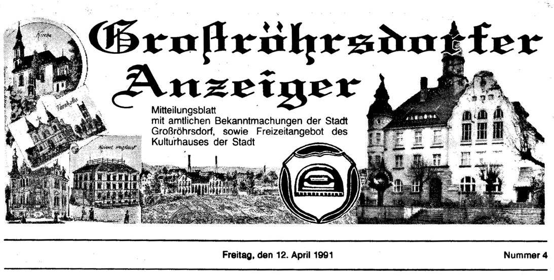 Vom Informationsblatt zum „Rödertal-Anzeiger“ 30 Jahren!